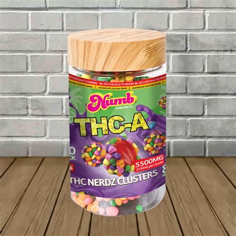 Numb Cannabis Co Thca Nerd Clusters 5500mg Great Cbd Shop