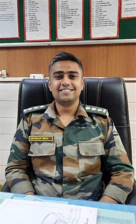 captain anshuman singh lost his life while saving fellow soldiers