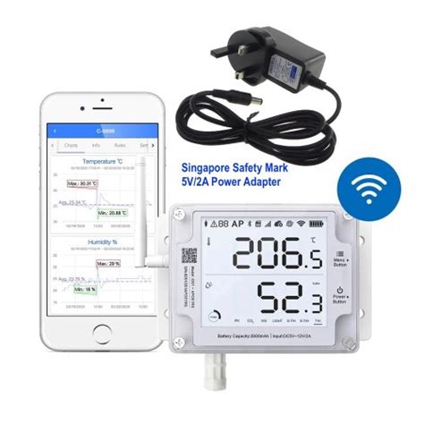 Ubibot Gs1 A Industrial Grade Wifi Temperature Humidity Data Logger Iot
