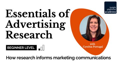 Essentials Of Advertising Research Insight Platforms Academy