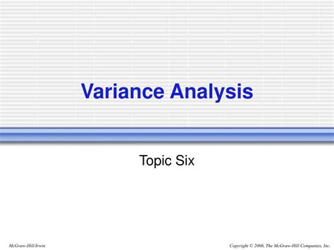 PPT Variance Analysis PowerPoint Presentation Free Download ID 3391541