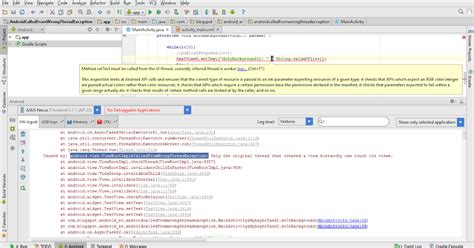 android er prevent calledfromwrongthreadexception