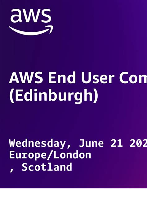 Euan Andrews On Linkedin Aws End User Computing Workshop Edinburgh