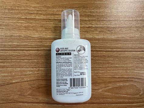 Eusol Max Antiseptic Solution 120ml Health And Nutrition Medical Supplies And Tools On Carousell