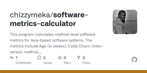 Github Chizzymekasoftware Metrics Calculator This Program Calculates Method Level Software