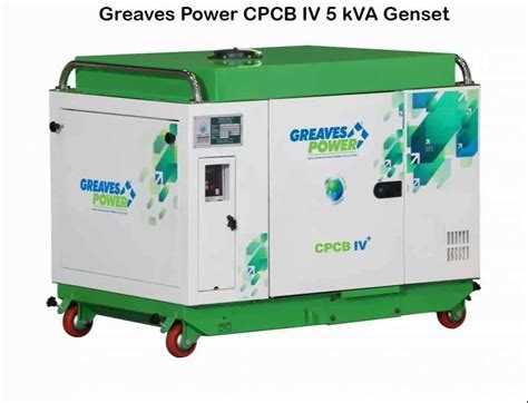 Greaves Power Cpcb Iv 5 Kva Genset 3 Phase At ₹ 243596piece In Raipur