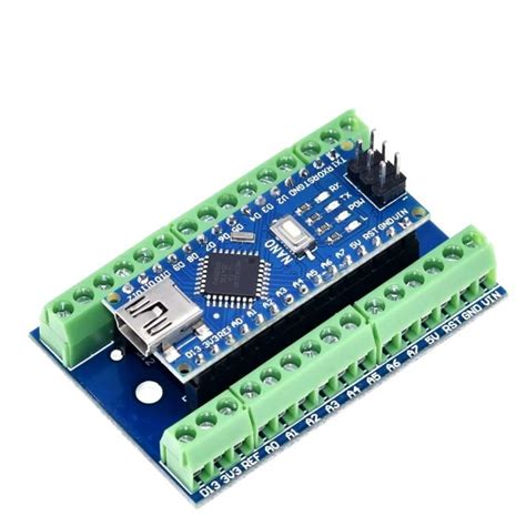Arduino Nano Screw Terminal Expansion Board Shield Flux Electronix