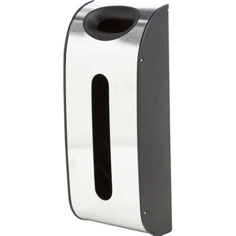 Simplehuman Wall Mounted Grocery Bag Dispenser In Stainless Steel
