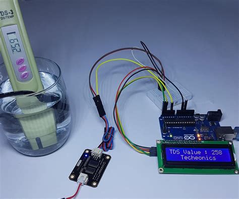 Tds Meter Sensor With Arduino Dfrobot 4 Steps Instructables