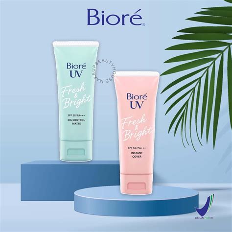 Biore Fresh & Bright UV SPF 50pa+++ - Sunscreen Biore Oil Control Matte ...