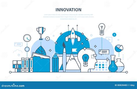 Innovation Creative Thinking Process Brainstorming Imagination And