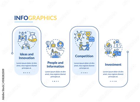 Wider Farming Business Environment Blue Rectangle Infographic Template Data Visualization With