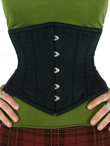 Cotton Hourglass Curve Waspie Underbust Corset Cs 201 Best Waist