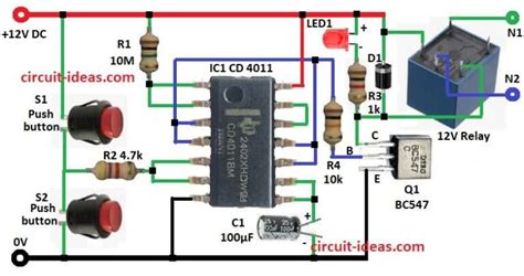 30 Minutes Timer Circuit Using Cmos Ic 4011 Circuit Ideas For You