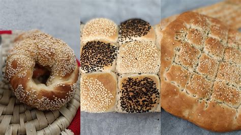 سه مدل نان خانگی مخصوص مبتدی ها Youtube