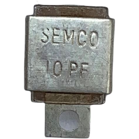 Semco Silver Mica Metal Clad Capacitor 10pf 250v