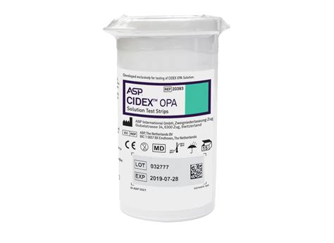 Cidex Opa Tiras Reacti Fcox60 R 20392 X2