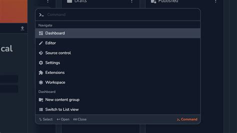 Command Palette Vrite Documentation