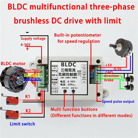 3 Phase Brushless Dc Motor Controller