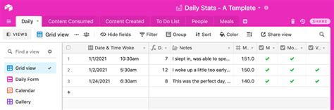 Daily Stats Track Your Habits V 1 0 Airtable Universe