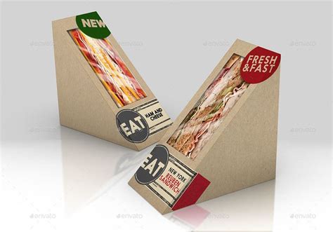 Sandwich Packaging Design Fast Food Sandwich Packaging Creative