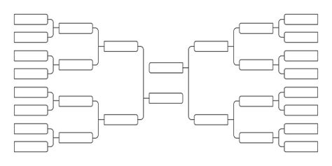 16 팀 토너먼트 브래킷 챔피언십 템플릿 플랫 스타일 디자인 벡터 일러스트는 흰색 배경에 격리되어 있습니다 Championship에 대한 스톡 벡터 아트 및 기타 이미지