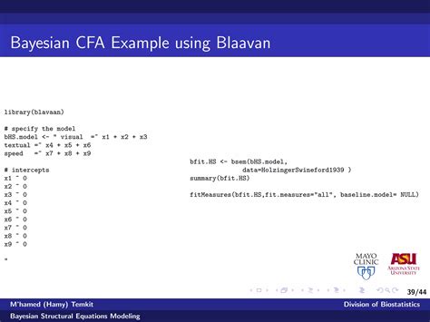 Bayesian Structural Equations Modeling SEM PPT