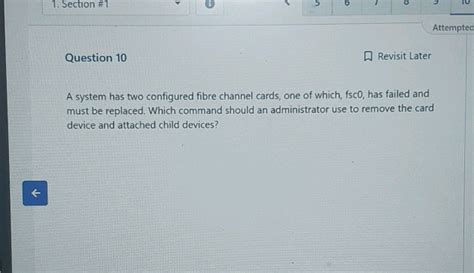 1 Section 1 Attempted Question 10 Revisit StudyX