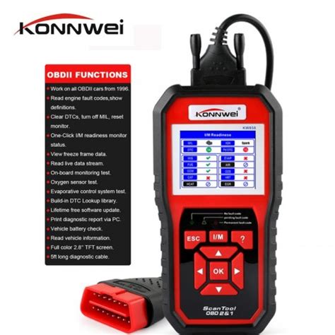 Konnwei KW OBD EOBD Auto Car Diagnostic Scanner Universal OBD Engine Code Reader