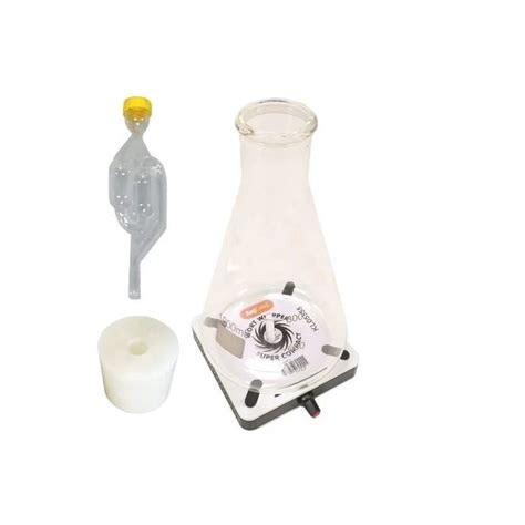 Magnetic Stirrer Machine 2l Flask Silicone Bung And Airlock