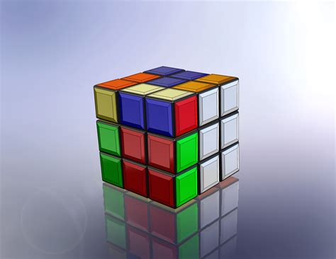 how to make a fully functional rubik s cube in sw 2011 grabcad tutorials