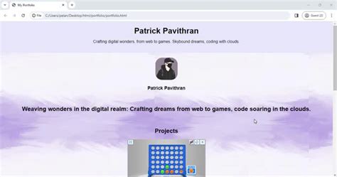 patrick pavithran gerard on linkedin webportfolio codingjourney
