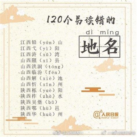 长知识！这些“一读就错”的地名，你能读对几个？