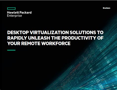 Desktop Virtualization Solutions To Rapidly Unleash The Productivity Of Your Remote Workforce