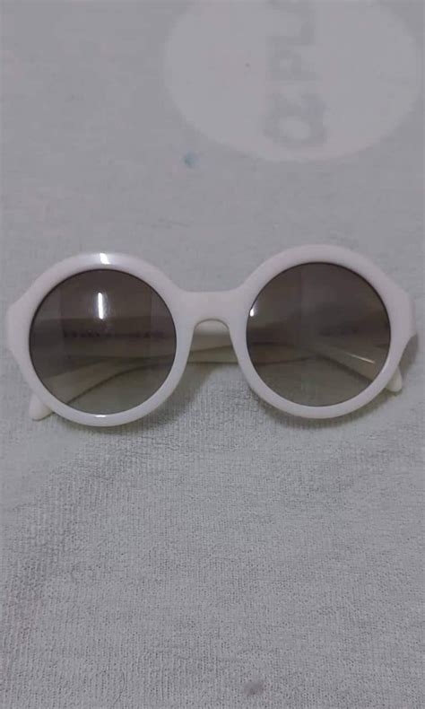 Vintage Prada Round Eyeglass Womens Fashion Watches And Accessories