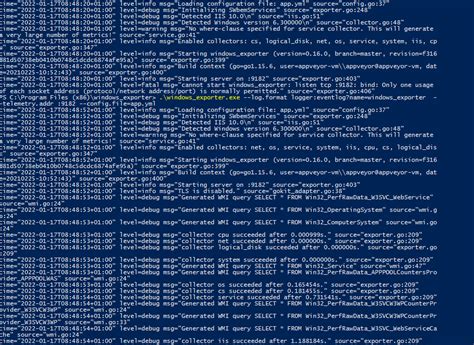 IIS Site Metrics Disappear Issue Prometheus Community Windows Exporter GitHub