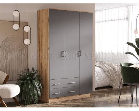 Шкаф 3 х створчатый Миф Пермь купить цены в интернет магазине Домовенок