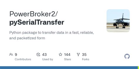 pyserialtransfer examples data python tx data py at master · powerbroker2 pyserialtransfer · github