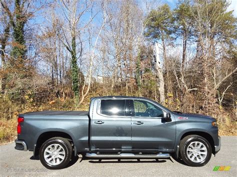 2020 Shadow Gray Metallic Chevrolet Silverado 1500 Ltz Crew Cab 4x4