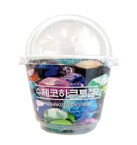 디담 수제 코하쿠토 젤리 100g 예쁜 보석젤리 먹방 호박당 알록달록 맛있는 간식 답례품 사탕 선물 단품 티몬