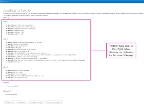 Auto Tagging Sample Sharepoint Add In Microsoft Learn