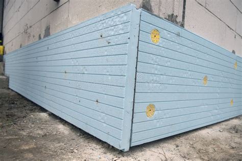 Insulation Extruded Polystyrene Panels Stock Image Image Of Handyman Efficiency 332127747