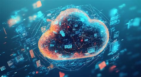 Cloud Computing The Future Of Digital Transformation Premium Ai Generated Image