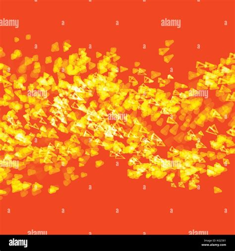 Array With Dynamic Emitted Particles Abstract Background Bokeh Effect