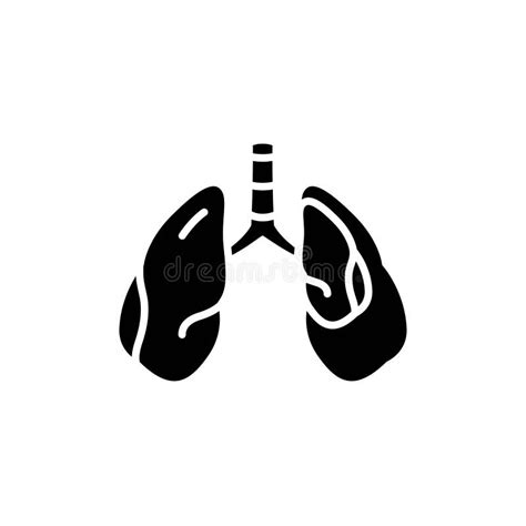 Pneumothorax Line Icon Isolated Vector Element Stock Vector Illustration Of Clipart Lung
