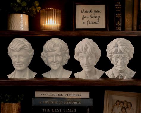 The Golden Girls Collectible Bust Set Dorothy Blanche Rose Sophia