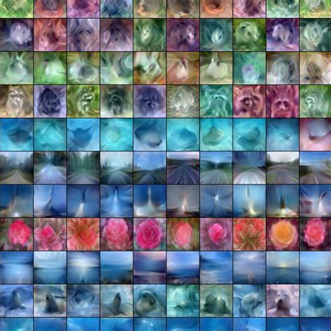 Visualizations Of Part Of Synthetic Images Distilled From The 32 × 32 Download Scientific
