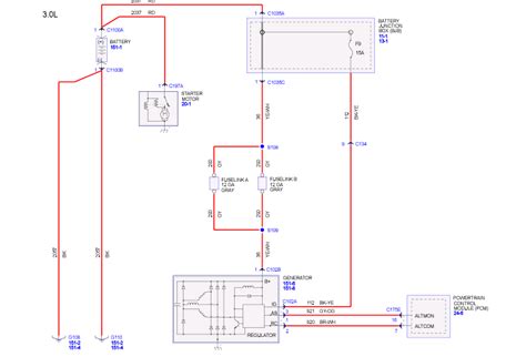 Qanda 2004 Ford Escape Alternator Wiring Diagram Pcm Control Justanswer