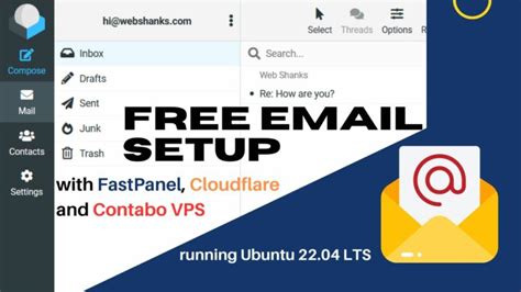 Setup Free Email Server With Fastpanel Cloudflare And Contabo Vps