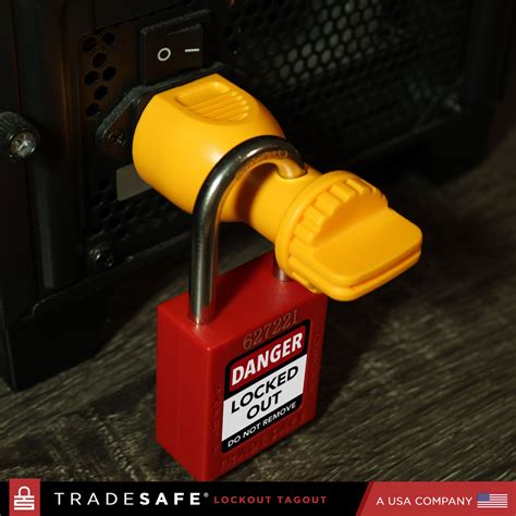 Detachable Power Cord Plug Lockout Device Tradesafe